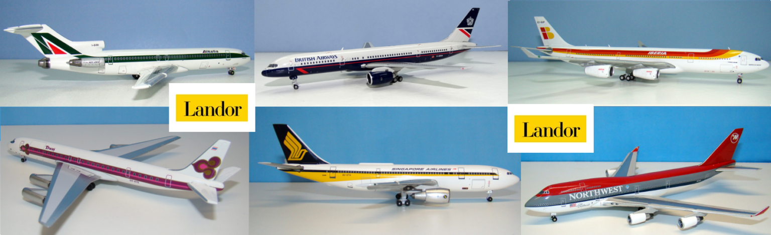 Landor Associates Designed Airline Liveries - YESTERDAY'S AIRLINES
